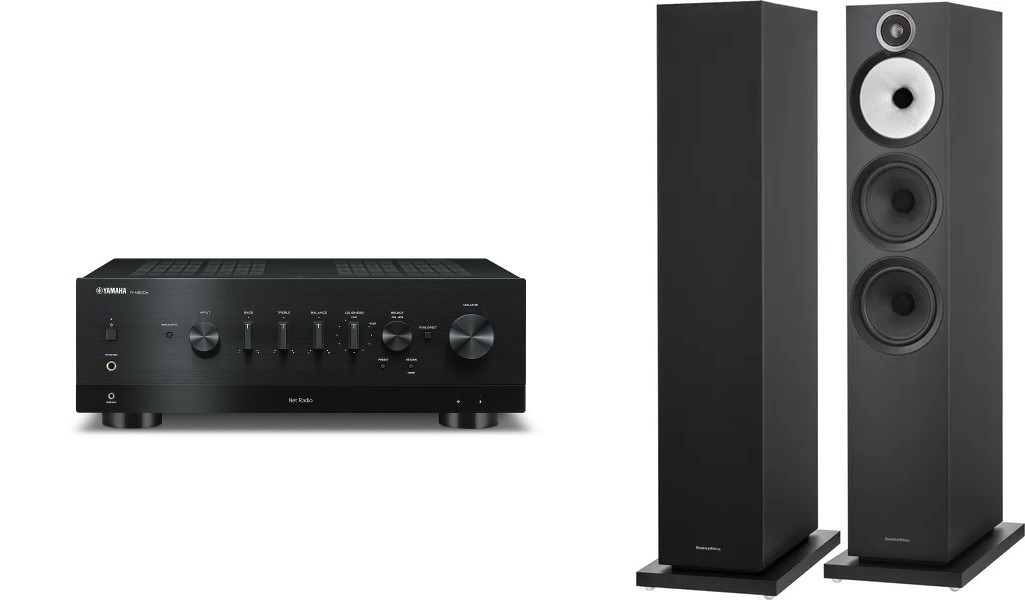 YAMAHA Pack Haute fidélité YAMAHA RN-800A / BW 603S3 noir. - Pack s...